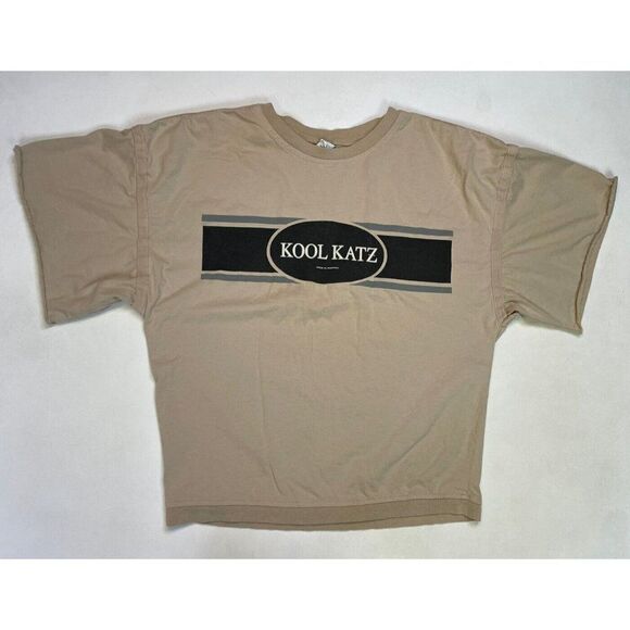 Kool Katz | Tops | Vintage Kool Katz Graphic Tshirt Women Largebrown ...